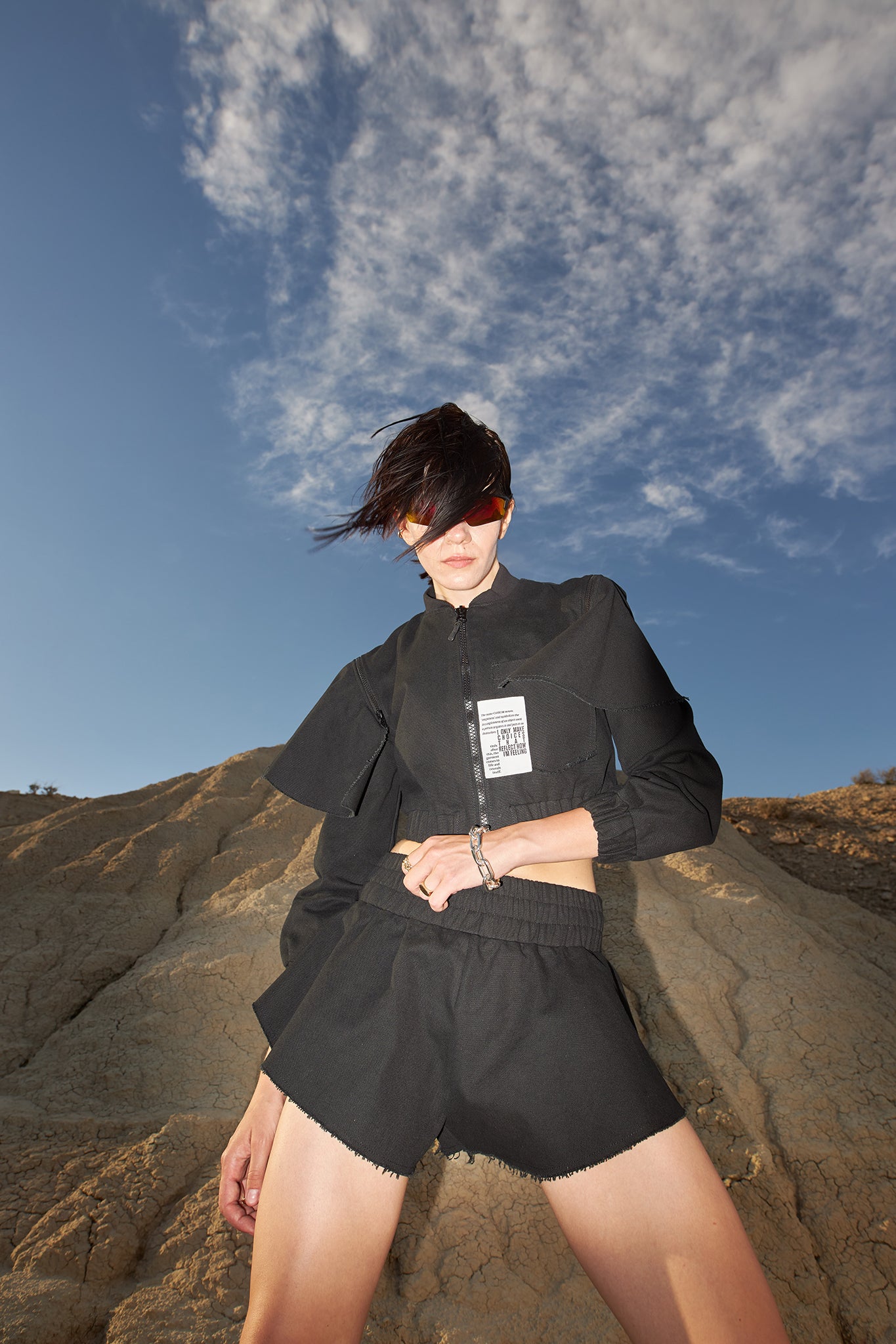 Cropped Denim Jacket Tailored Suits - Professional Elegance with Cassum Store