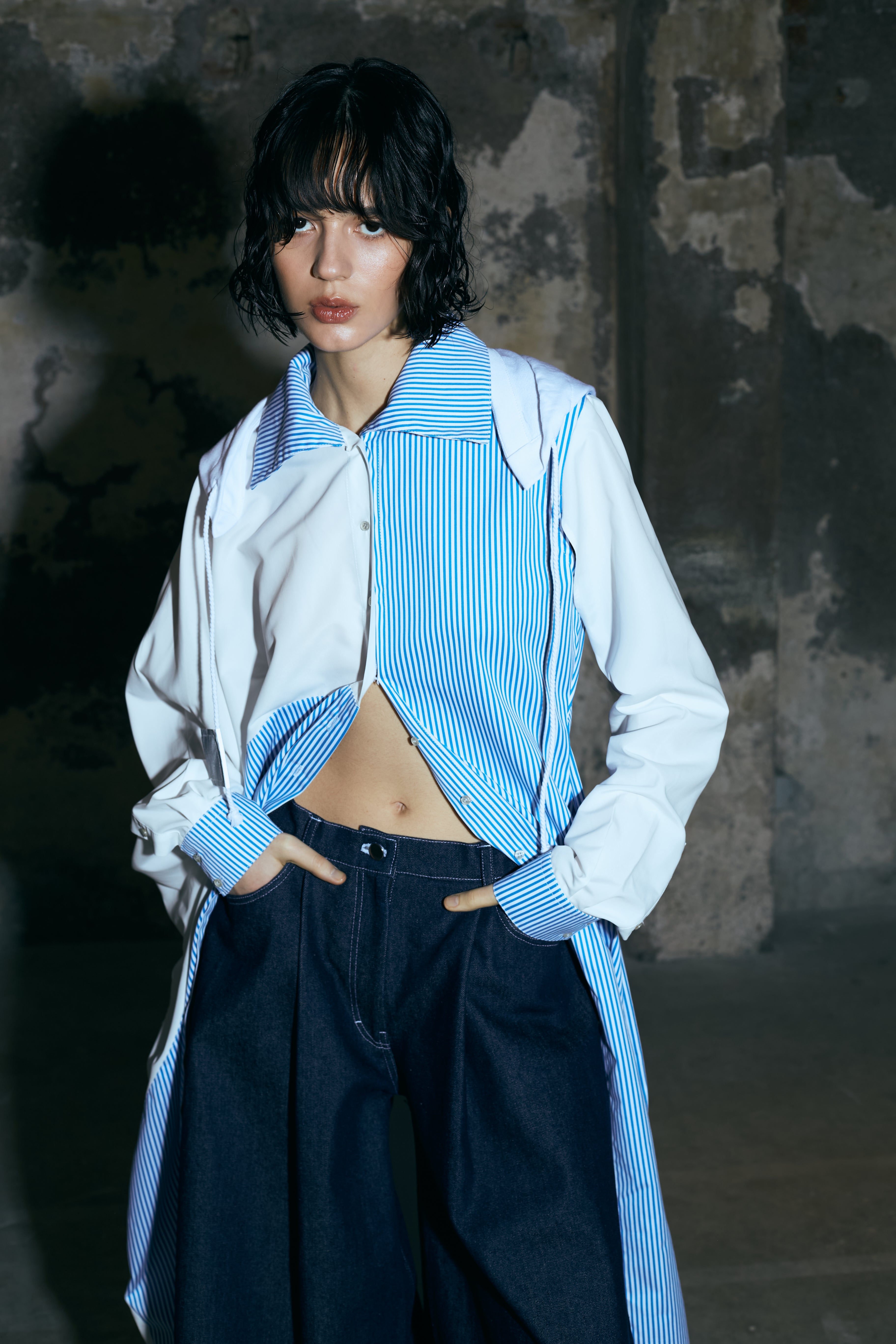 Volumed Long Shirt Dress - Statement Piece in Cassum Store