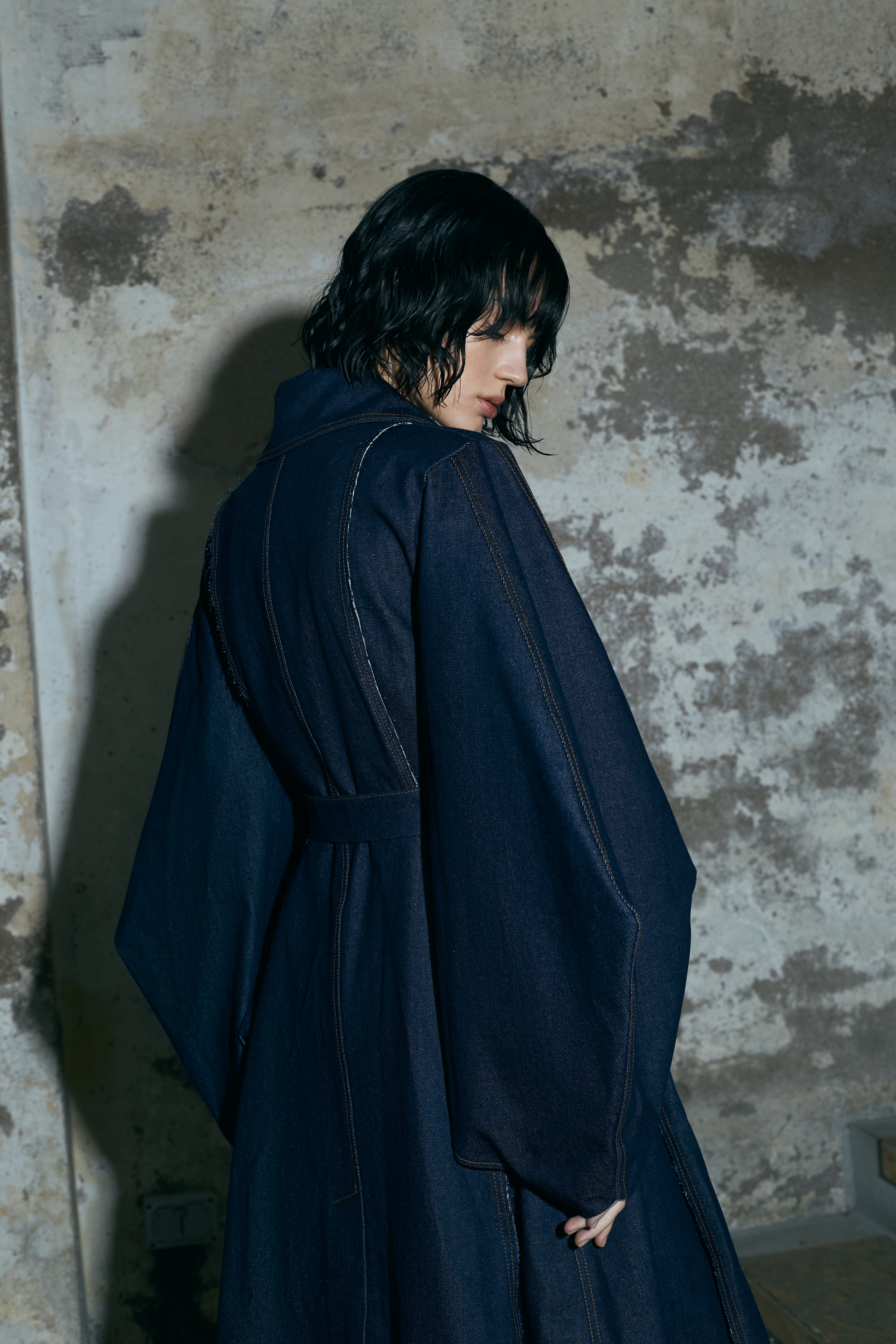 Long Bar Jacket Blue - Timeless Sophistication in Cassum Store