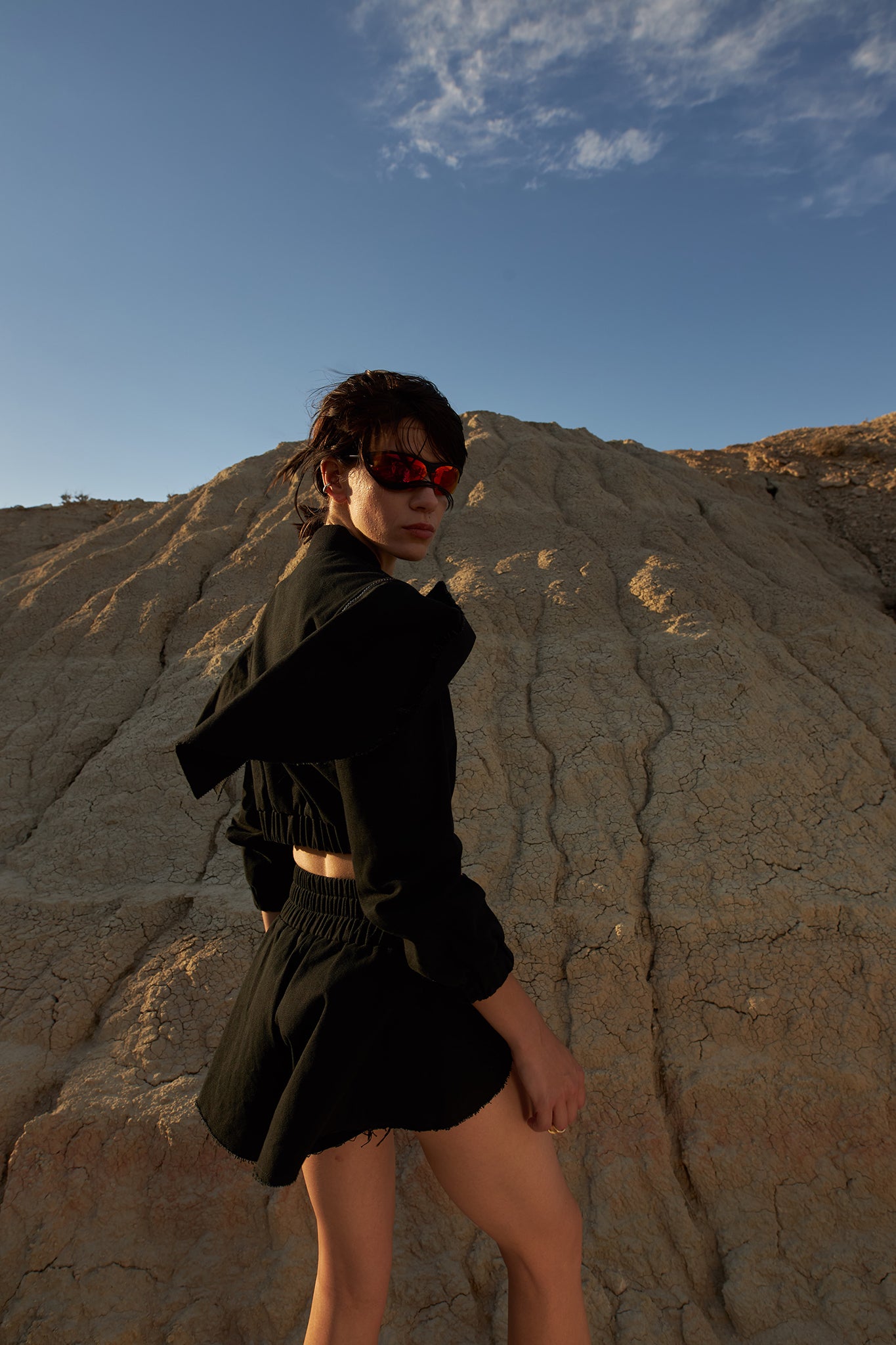 Cropped Denim Jacket Tailored Suits - Professional Elegance with Cassum Store